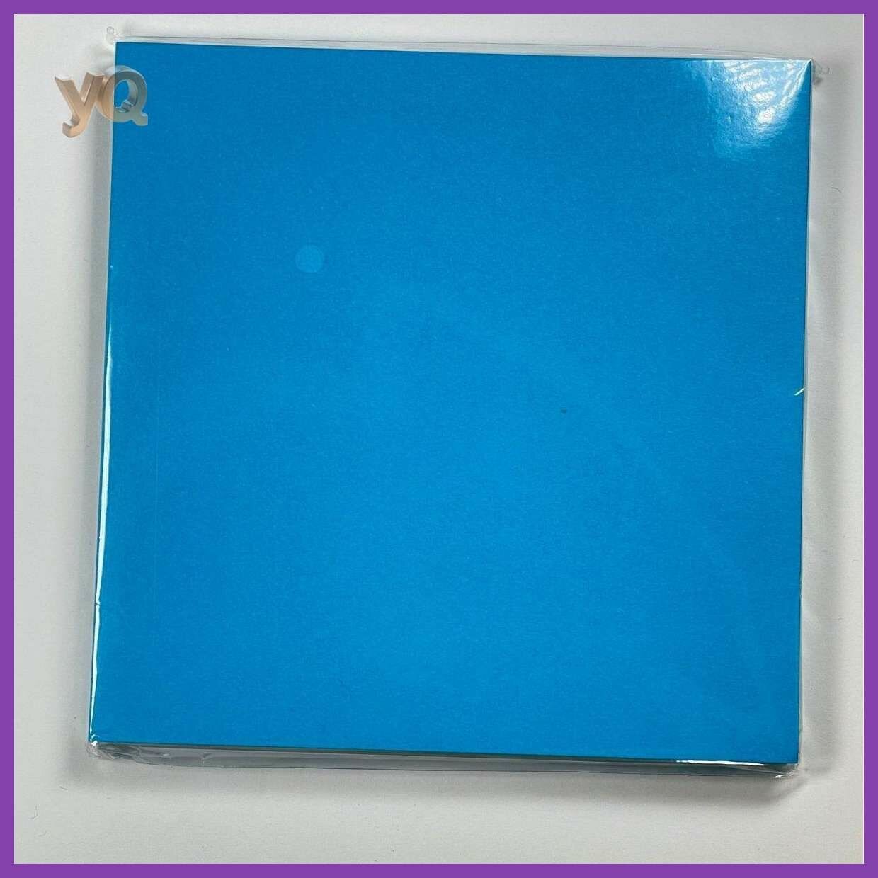 Бумага цветная квадратная 15*синяя 100 шт