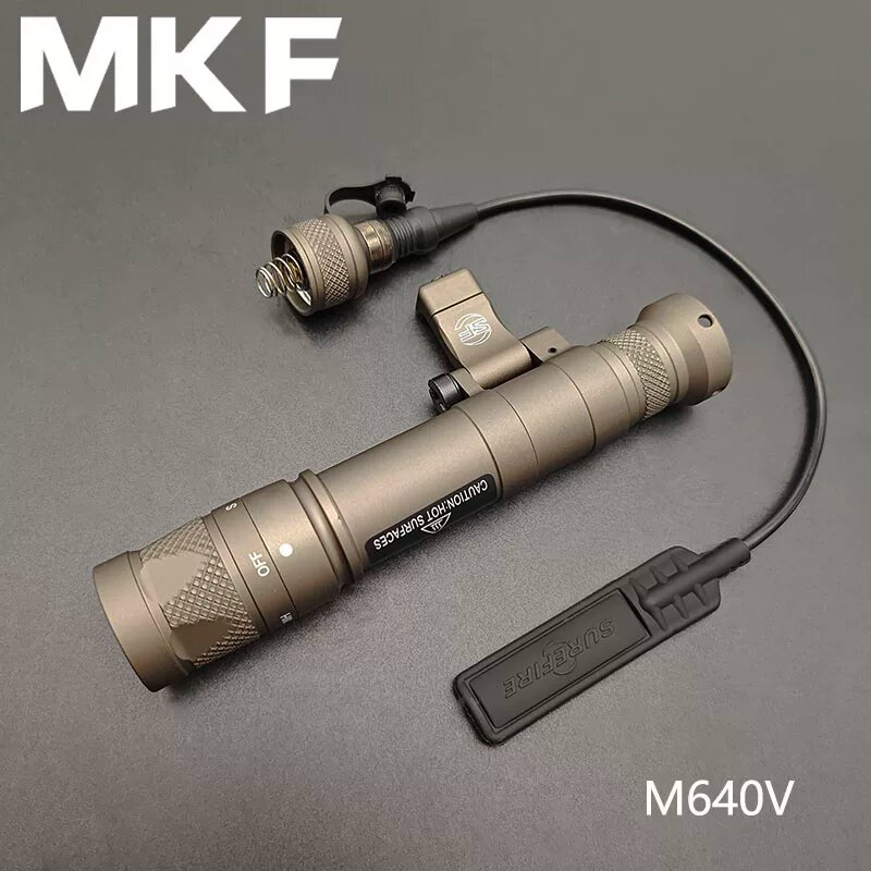 Песочный цвет M640V светодиодный фонарь с постоянным включением, кратковременным и мигающим режимами 120 символов