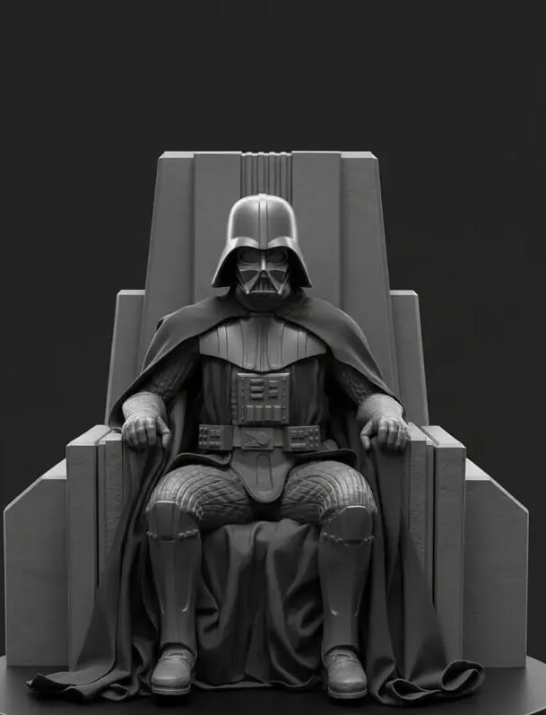 Дарт Вейдер на троне 3D фигурка Star Wars Звездные войны