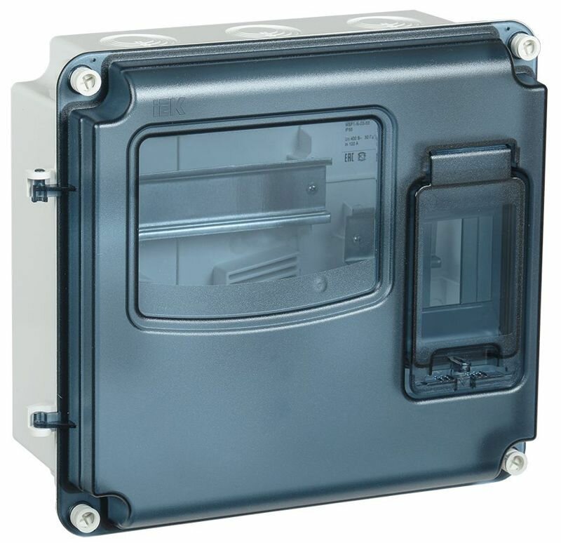Распределительный щит IEK ЩУРн-П 1/3 Krepta 3 IP66 PC, пластиковый