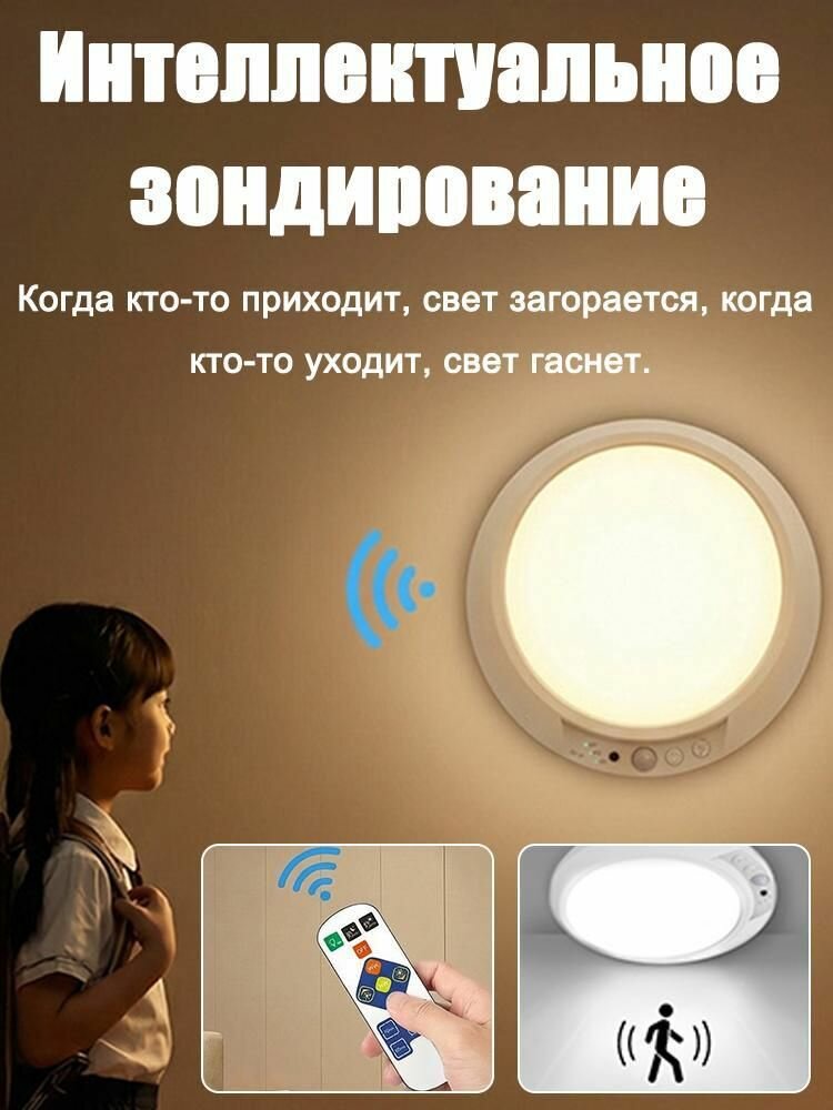 Инфракрасный датчик освещенности человеческого тела, используемый для освещения проходов, коридоров, входов с интеллектуальным датчиком