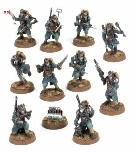 Death Korps of Krieg Veteran Guardsmen (Killteam Octarius) DKK / Вархаммер 40к смола / Warhammer 40000 миниатюры