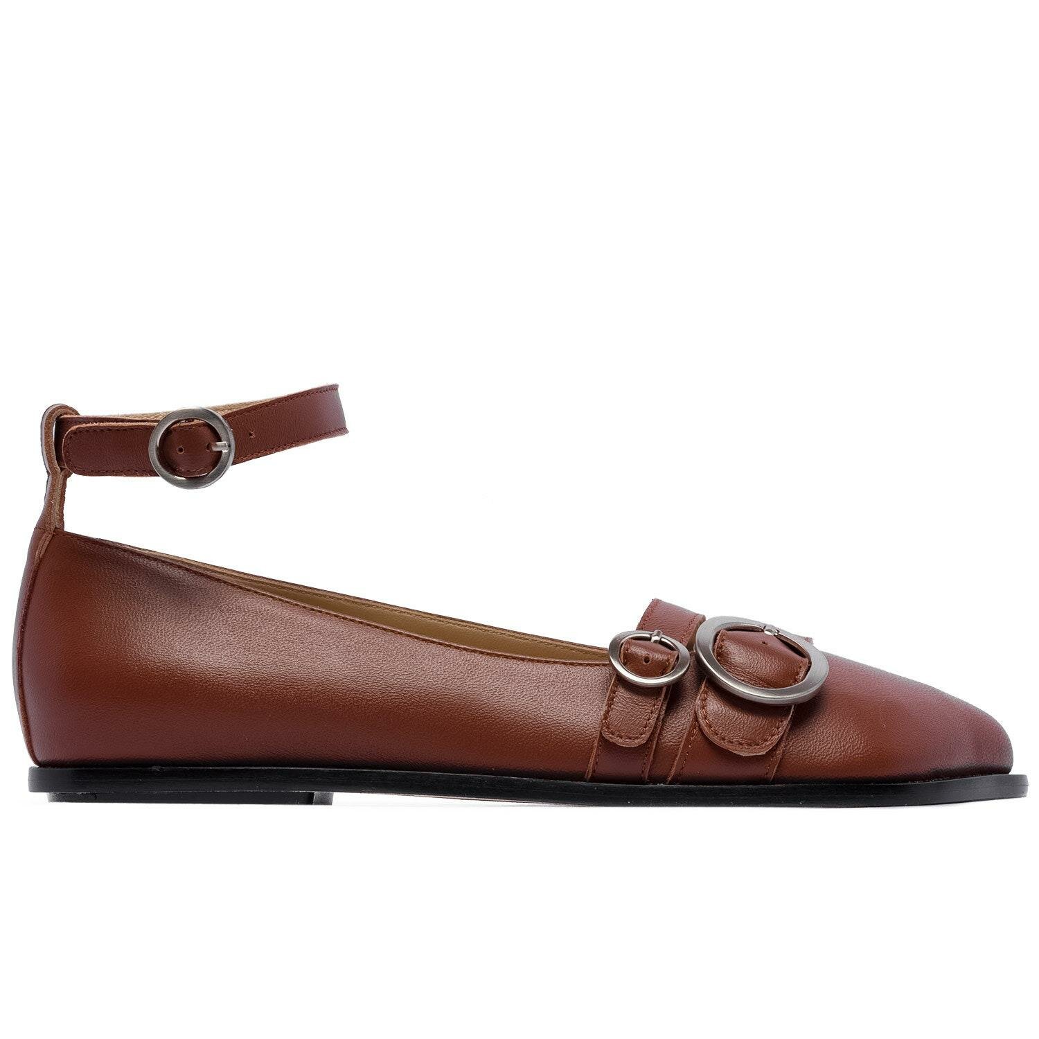 Топсайдеры САНДАЛИИ Niccolo Pasqualetti OBLIQUA BUCKLE FLATS