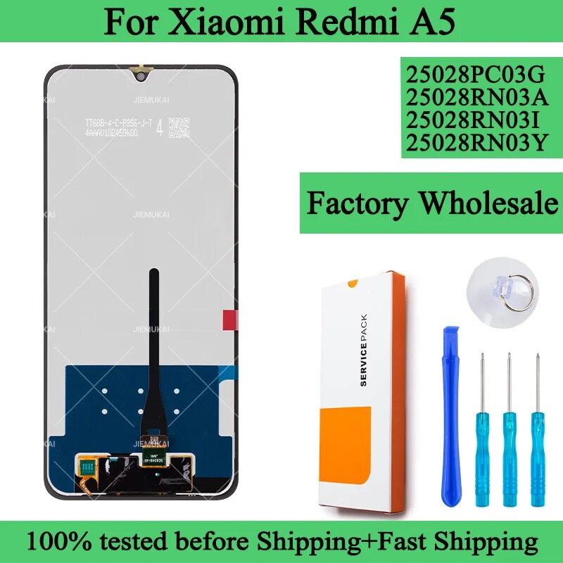 25028PC03G 25028RN03A Премиальный ЖК-дисплей для Xiaomi Redmi A5, дигитайзер сенсорного Big No Frame