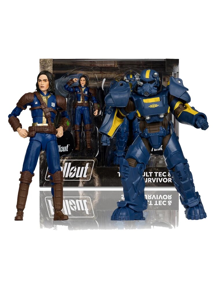 McFarlane Toys T-60 Vault Tec & Sole Survivor (Fallout New Vegas) 2-Pack