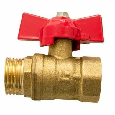 Кран шаровой Ду 15 1/2" г/ш бабочка