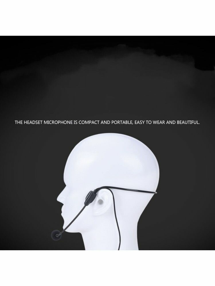 Головной проводной микрофон