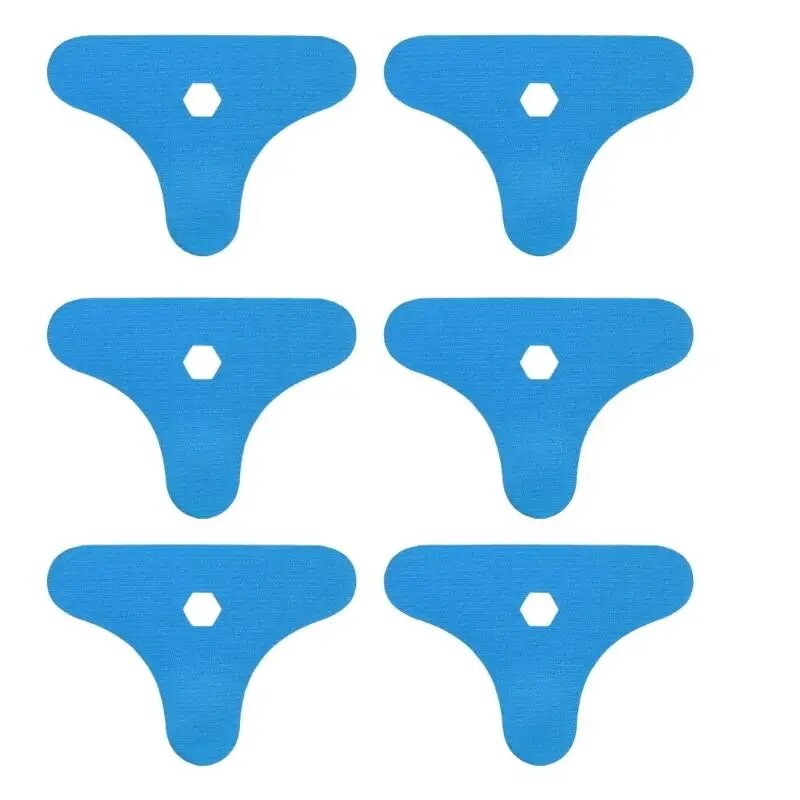 Антифрикционная эластичная лента для голеностопа, 6 шт. Голубой, blue