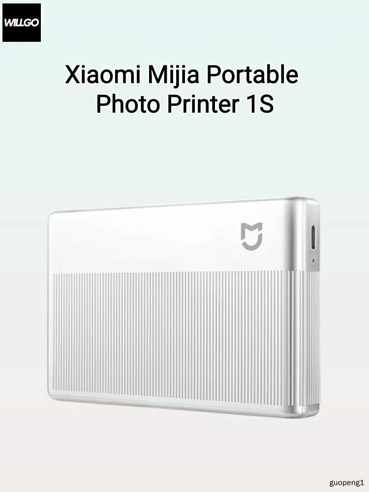 Мини-принтер Карманный фотопринтер Xiaomi Mijia Pocket Photo Printer 1S Беспроводной Bluetooth 5.2 Термопечать AR Video ZINK Технология бесчернильной печати Портативная печать термо