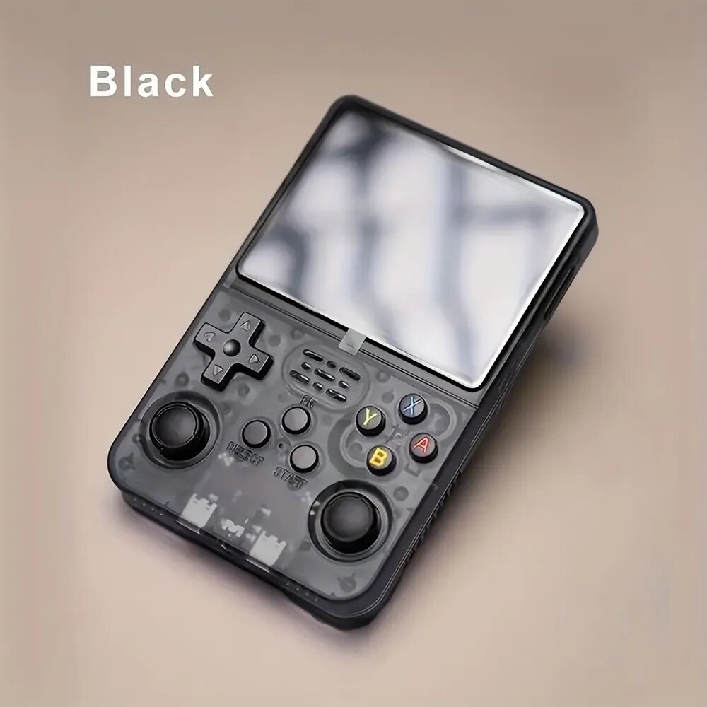 R36S Ретро портативная игровая консоль, черная 64G