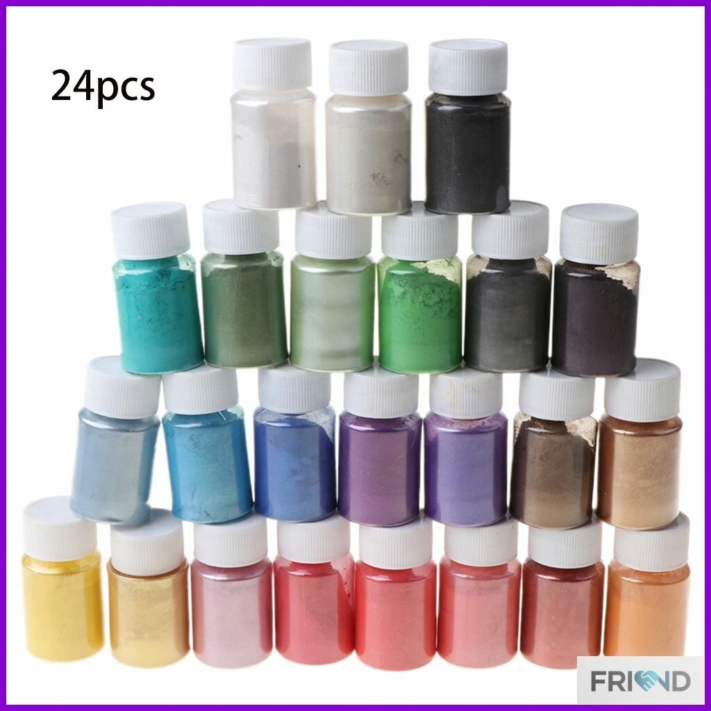 Косметический перламутровый натуральный минеральный порошок из слюды, Эпоксидная смола, краситель Pearl