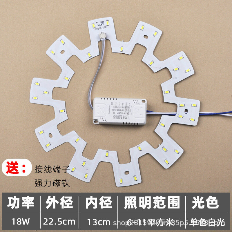 Горячая распродажаСветодиодный потолочный светильник, модифицированная световая панель, круглая энергосберегающая лампа, домашний световой панель, световая полоса, светодиодная линза, источник света