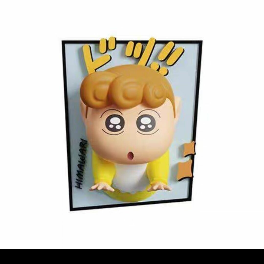 Официальные магниты на холодильник из серии комиксов Крейон Шин-чан, слепые коробки, 3D магнитные аниме-товары, милый маленький белый подарок