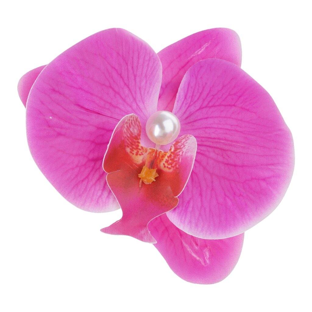 Элегантная Цветочная Заколка Для Волос Уникальные Заколки Для Волос Большой Фаленопсис В Подарок