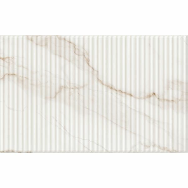 Gracia Ceramica Плитка Капелла белый низ 02 глянц 25x40 8 мм арт. 010100001555 (цена за 1.4 м2)