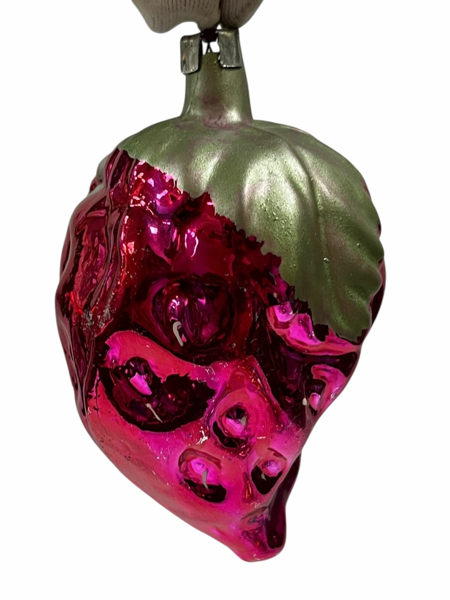 Советская елочная игрушка, Малина, ягода. Сделано в СССР