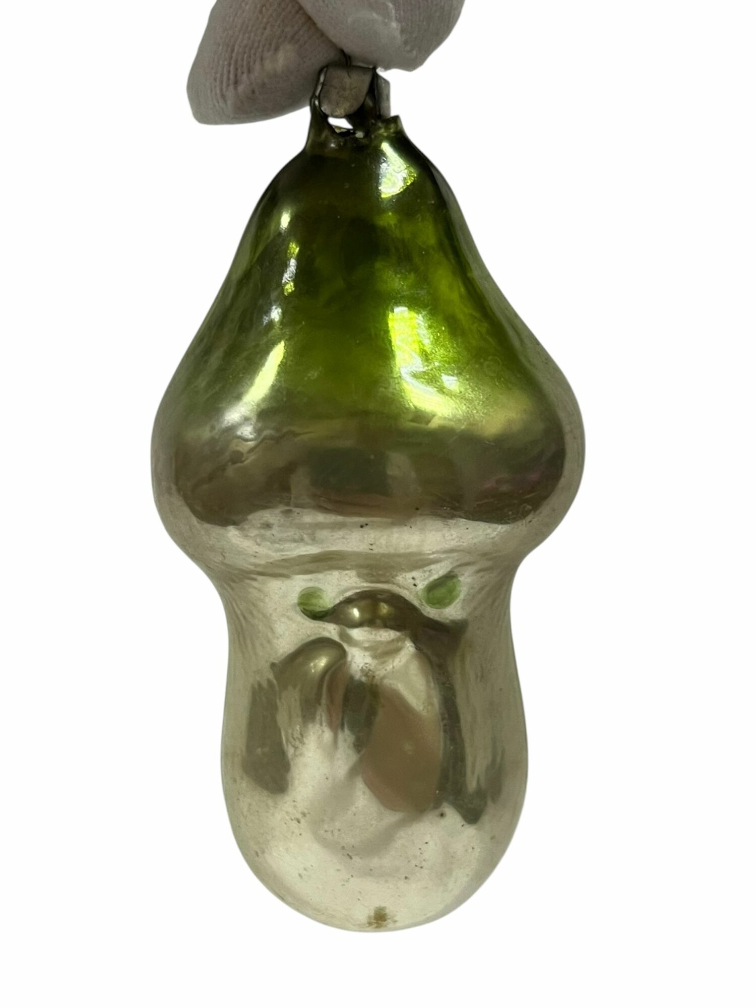 Советская винтажная елочная игрушка, Грибок, сделано в СССР