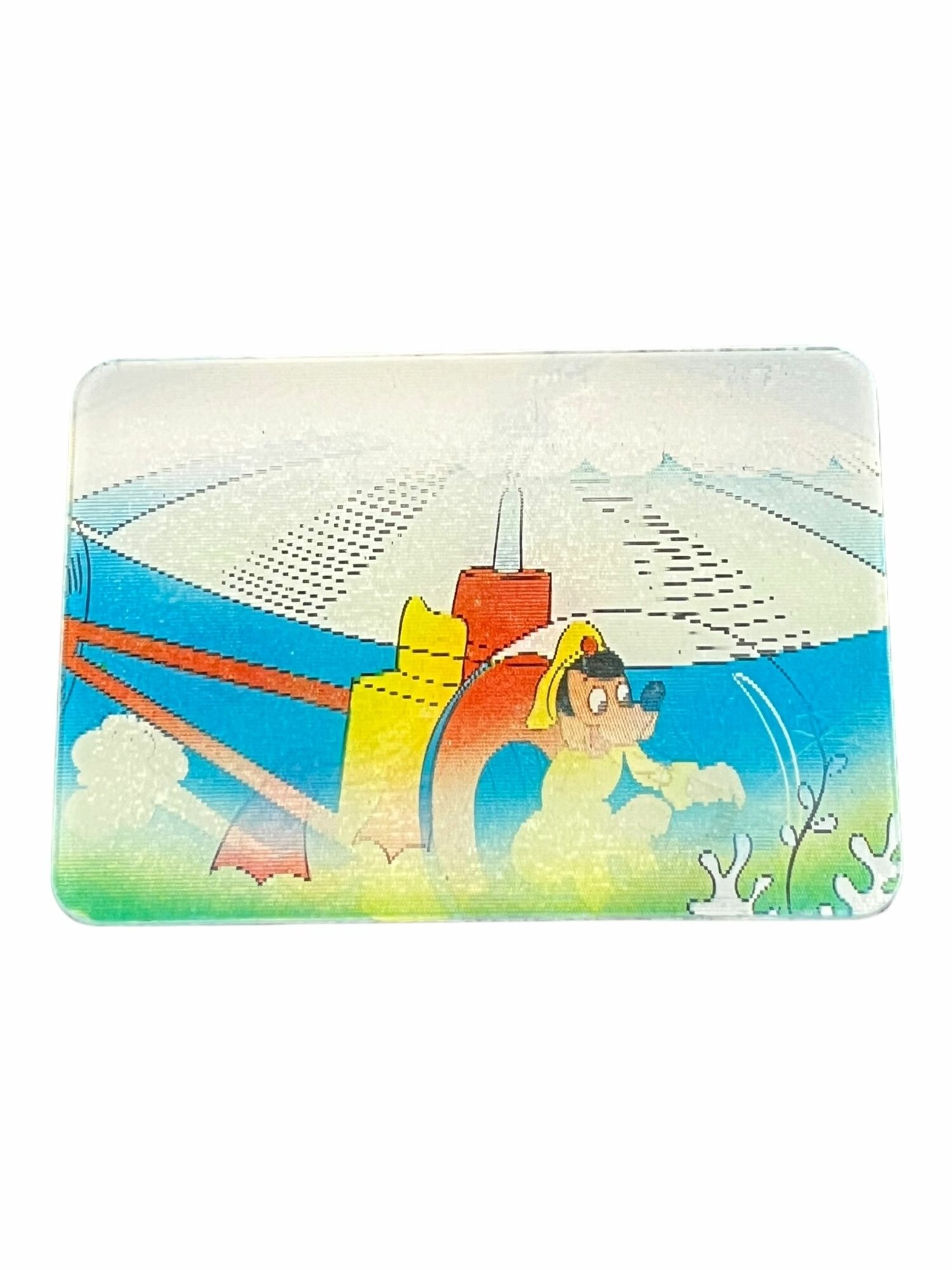 Советский винтажный переливающийся календарь, советская мультипликация, сделано в СССР