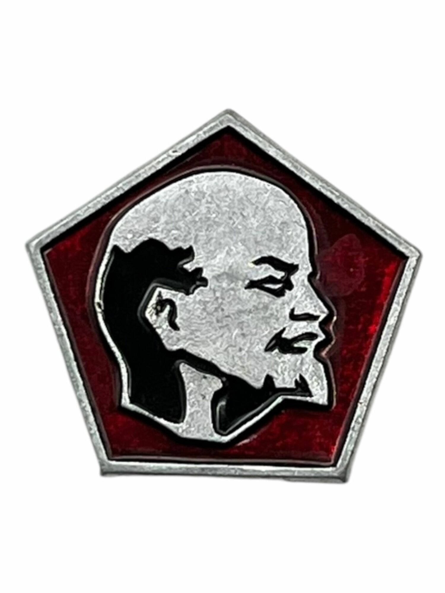 Советский винтажный значок, В. И. Ленин, сделано в СССР