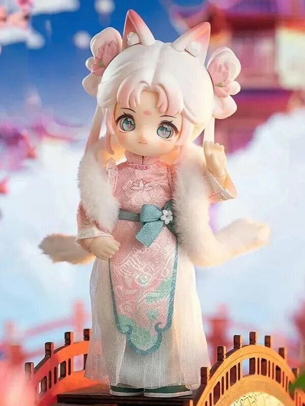 Кукла BJD 1/12 шарнирная Nagi A Happy Excursion Series блайнд-бокс/Фигурка сюрприз/аниме с одеждой и аксессуарами-Hua Xin Fox