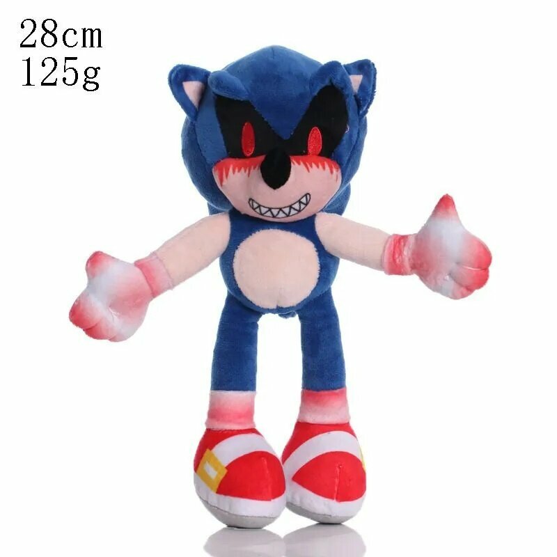 Мягкая игрушка Sonic the Hedgehog Ежик Соник Скорость звука, темно-синий,30