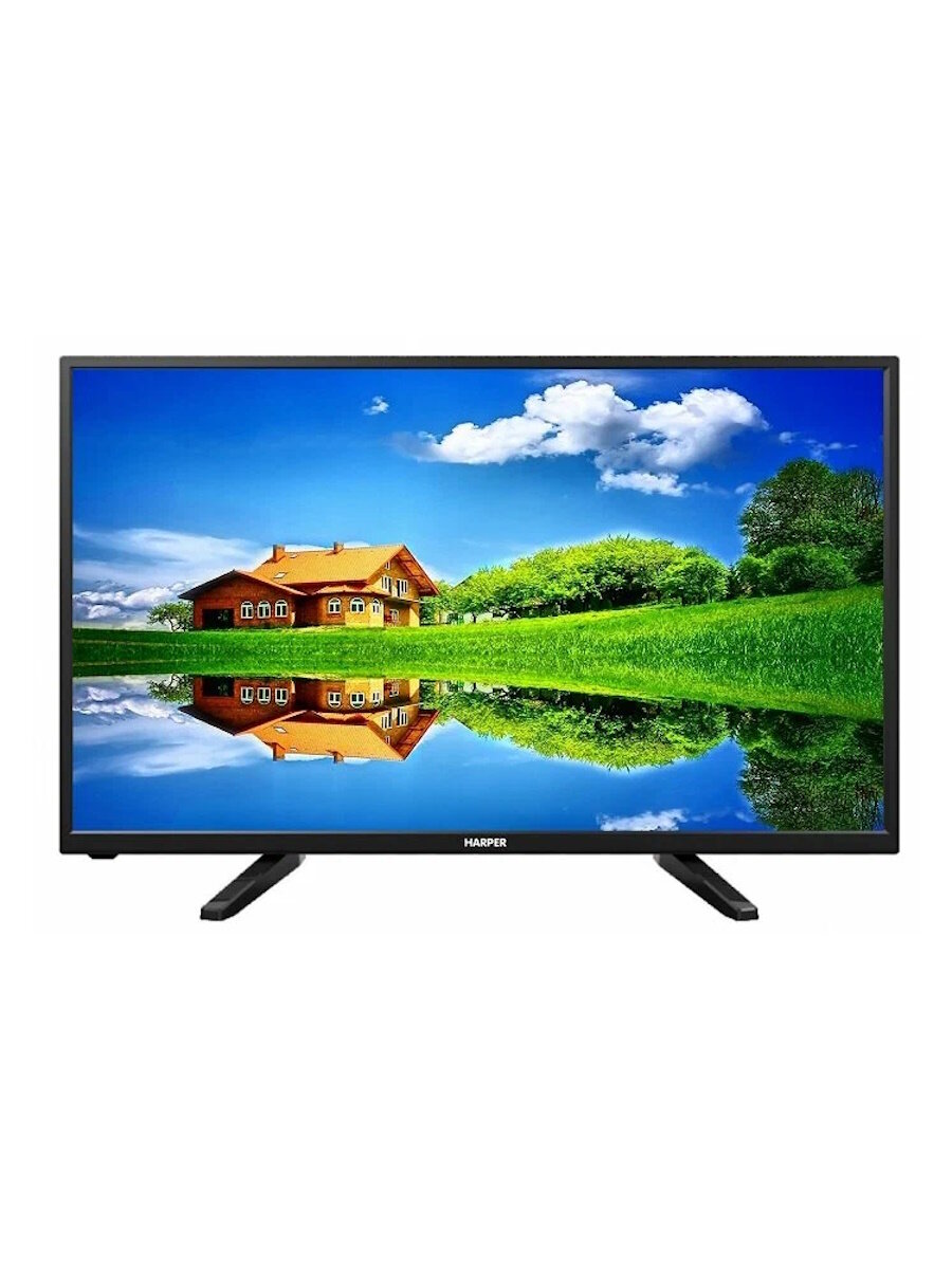 Телевизор Harper 32R470T, диагональ 32", разрешение 1366x768, черный