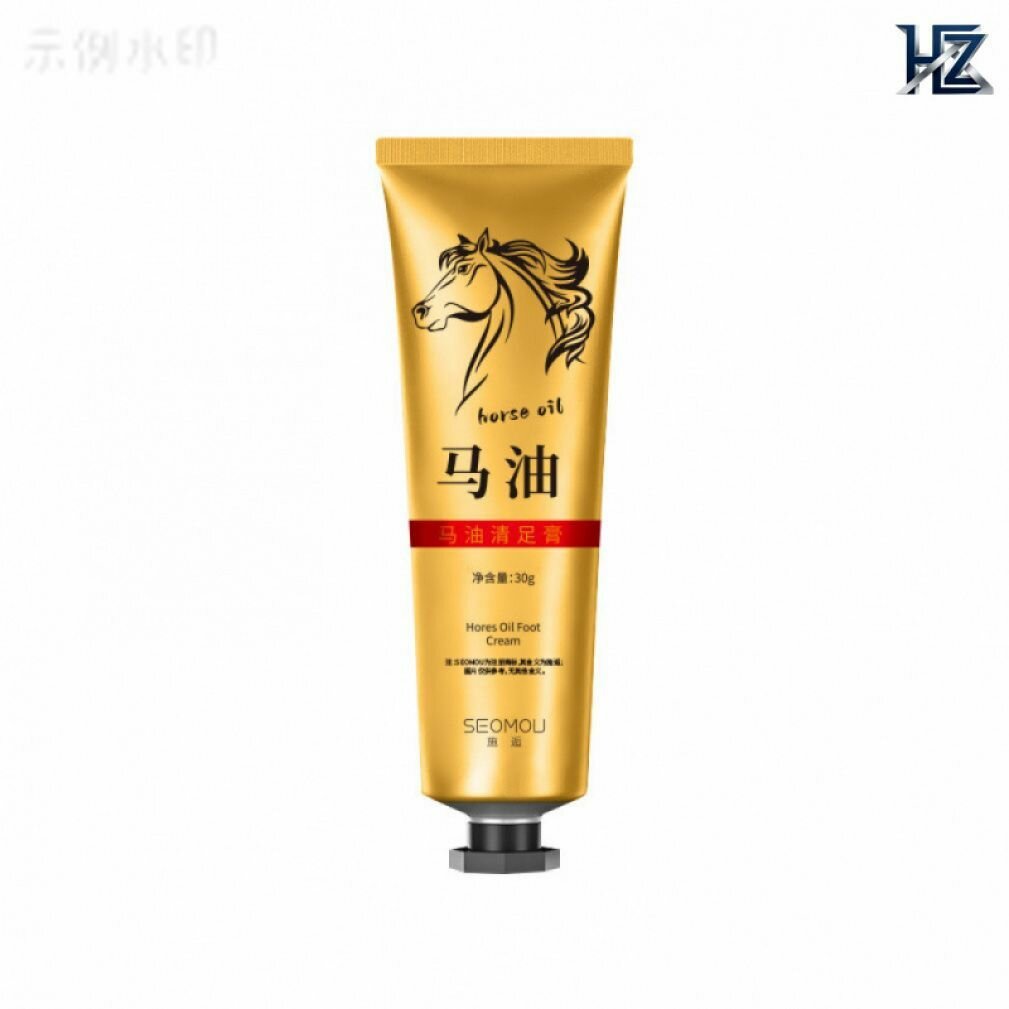 Крем для ног с лошадиным маслом против сухости и трещин Интенсивное увлажнение и восстановление кожи стоп для здорового вида
