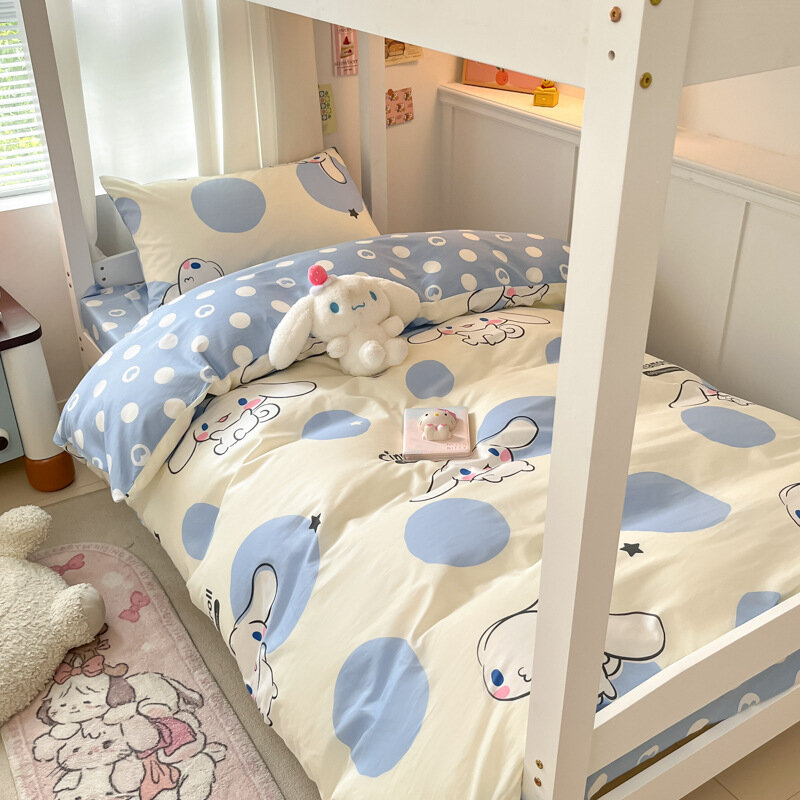 Sanrio HelloKitty набор из четырех частей из хлопка с принтом Kulomi Yugui Dog из хлопкового студенческого общежития