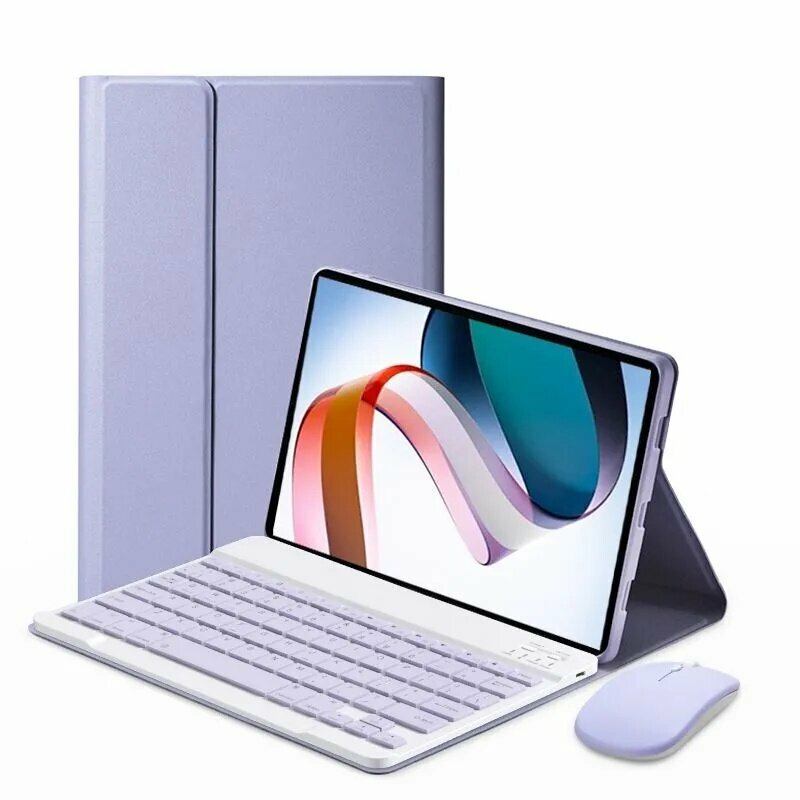 Чехол для планшета Xiaomi Redmi Pad 10,61 дюйма со съемной русской клавиатурой и мышью.