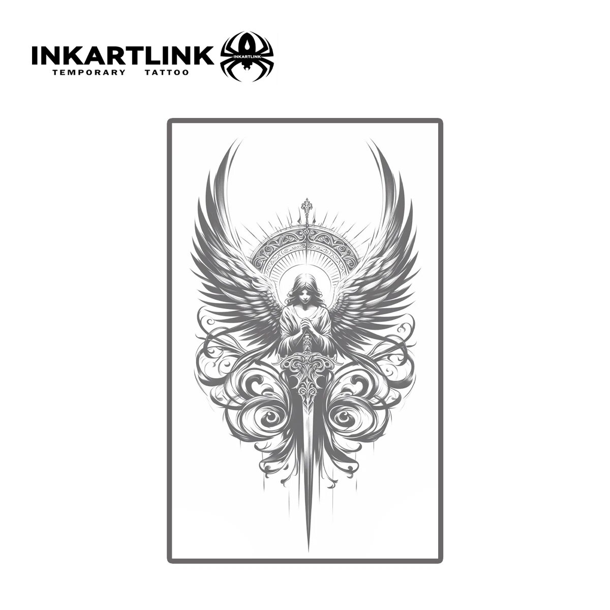 Временная татуировка Divine Warrior INKARTLINK