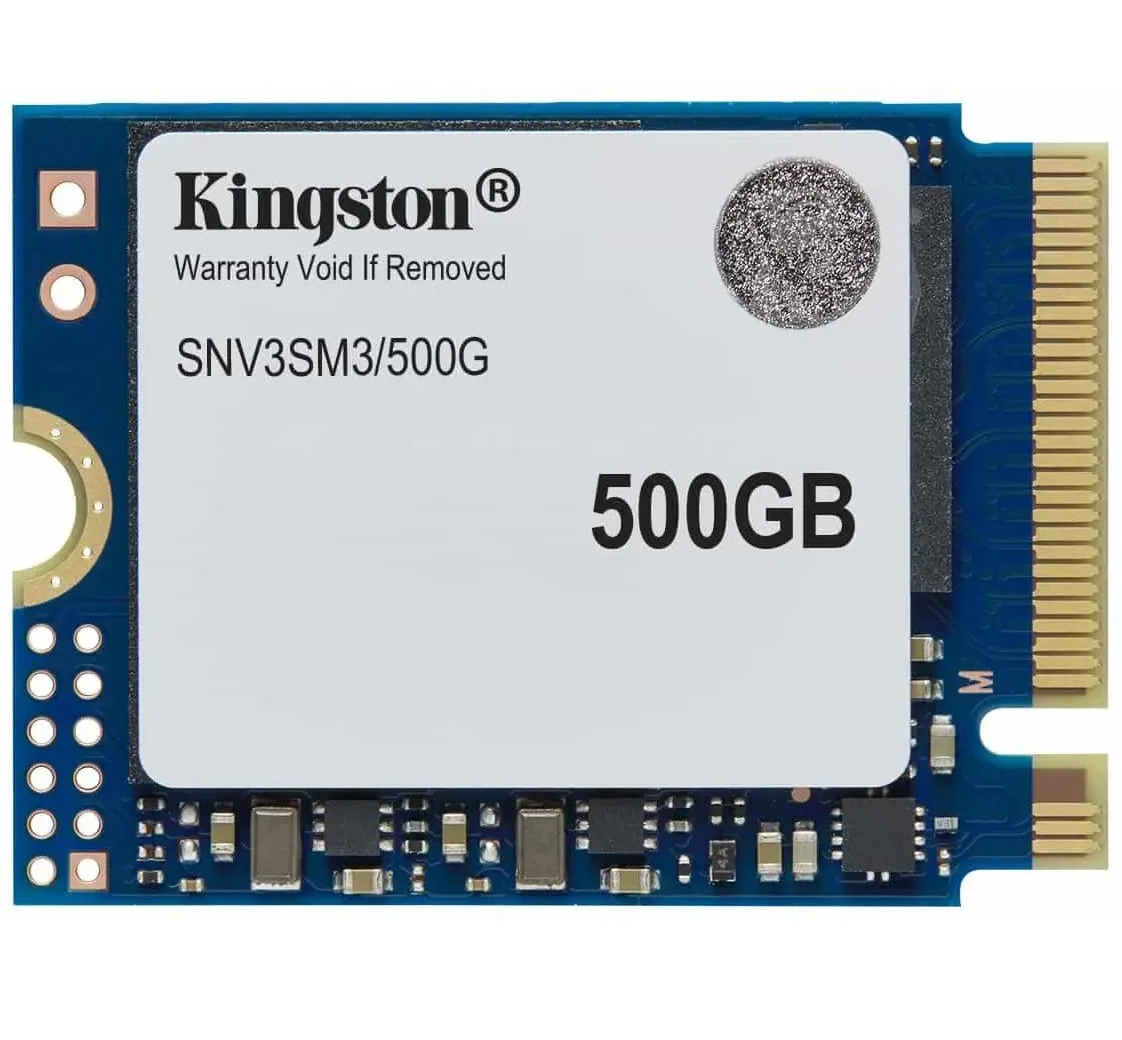 SSD накопитель Kingston NV3, 500 ГБ, NV3, M.2 2230, NVMe, PCIe 4.0 x4, 3D TLC (SNV3SM3/500G)
