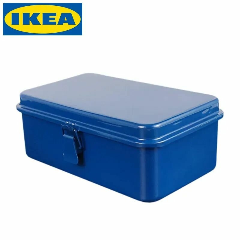 IKEA Коробка для хранения длина 20 см, ширина 13 см, высота 8 см.