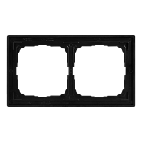 Systeme Electric ArtGallery Pure Матовое органическое стекло Черный Рамка 2-ая, GAL331002