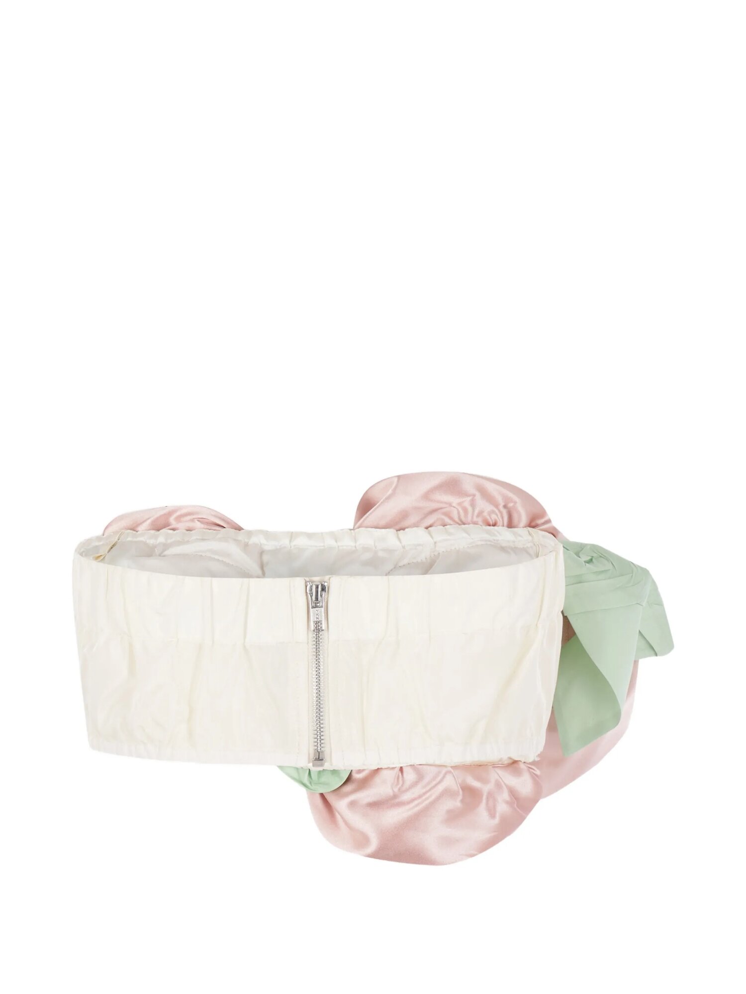 Топ Simone Rocha Roses zip top, размер 8, white — фото 1