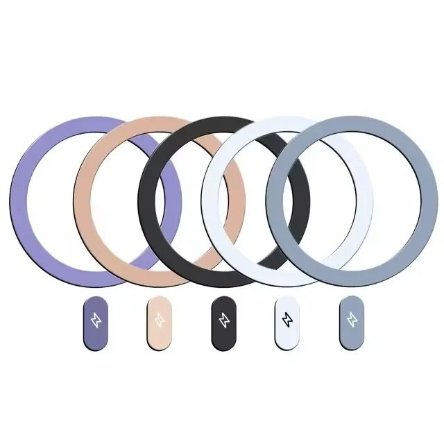 Кольца-наклейки для iPhone 15, 16, Цвет: 5 Mixed A