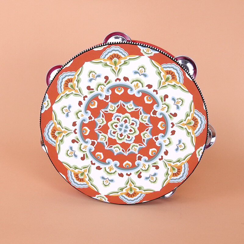 Тамбурин для танцевального выступления в Дуньхуане, реквизит для оценки, инструмент для сценических выступлений для взрослых, ручной тамбурин, реквизит для ханфу