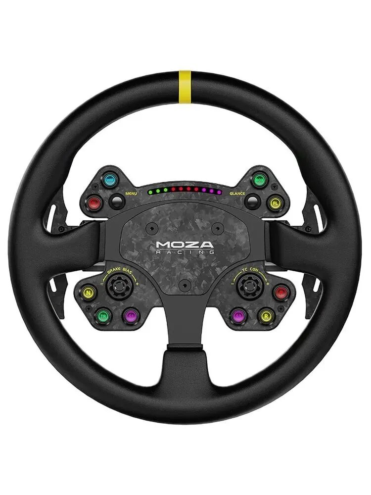 Съемное рулевое колесо MOZA RS V2 Steering Wheel Leather (RS25)