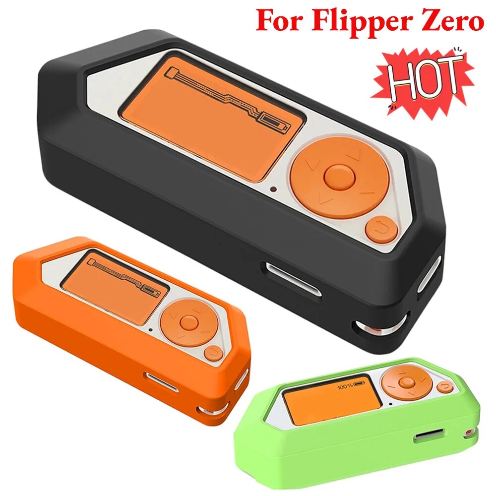 Силиконовый чехол для Flipper Zero, Orange — фото 1