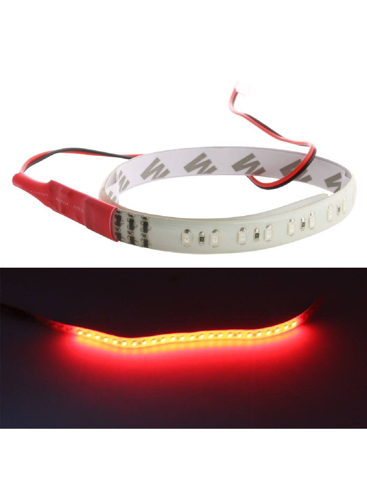 DC12V30cm3528-32LED текущая вода, мигающая световая полоса Thunderbolt Ranger light bar-красный свет