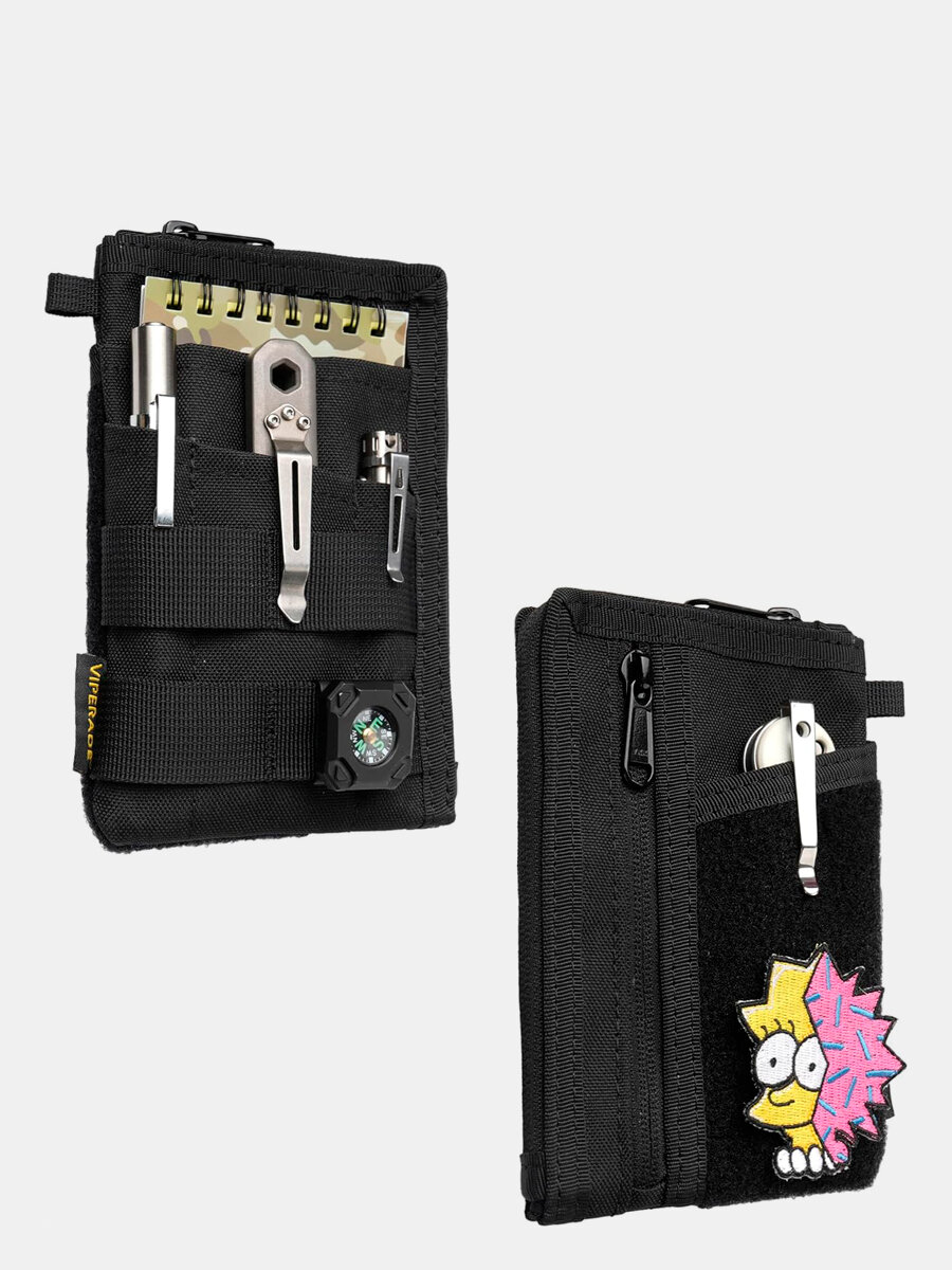 EDC кошелек-органайзер (пауч) VIPERADE® VE36-UK Black (Черный)