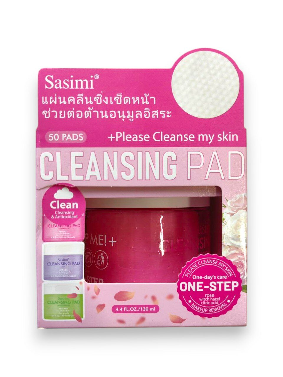 ROSE Cleansing Pad, Sasimi (роза Средство для снятия макияжа), 130 мл.