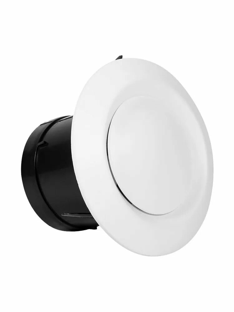 Вентиляционный клапан для вытяжки на потолке или стене, ABS, белый, 4 размера