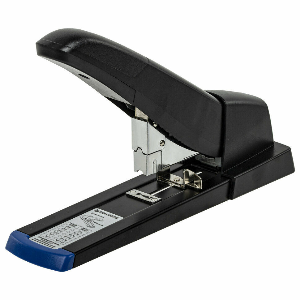 Степлер мощный до 140 листов BRAUBERG "Heavy Duty Extra", скобы № 24/6-23/17, 270553, 270553