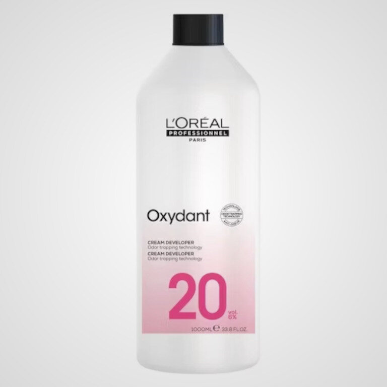 Оксидент-крем OTT Loreal Professionnel 6% 1000 мл L'Oreal Professionnel Oxydant Creme 6% Odor Trapping Technology Оксидант 1000 мл