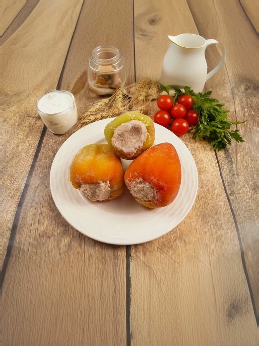 Перец фаршированный "Свинина говядина" 650 гр, Ферма Евгения Рошаля, Замороженный