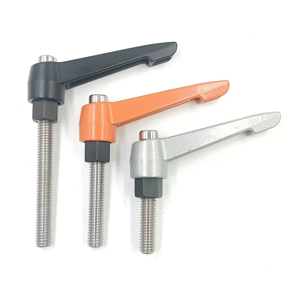 Зажимной рычаг HPCLE L-образный 304 сталь M4 M5 M6 M8 M 8 X 40, черный