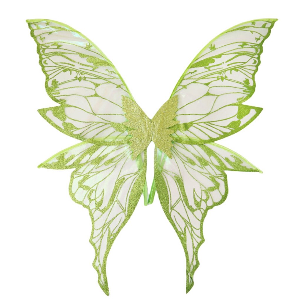 Украшение Спины Крыльями Эльфа Для Взрослых Детей-Зеленый