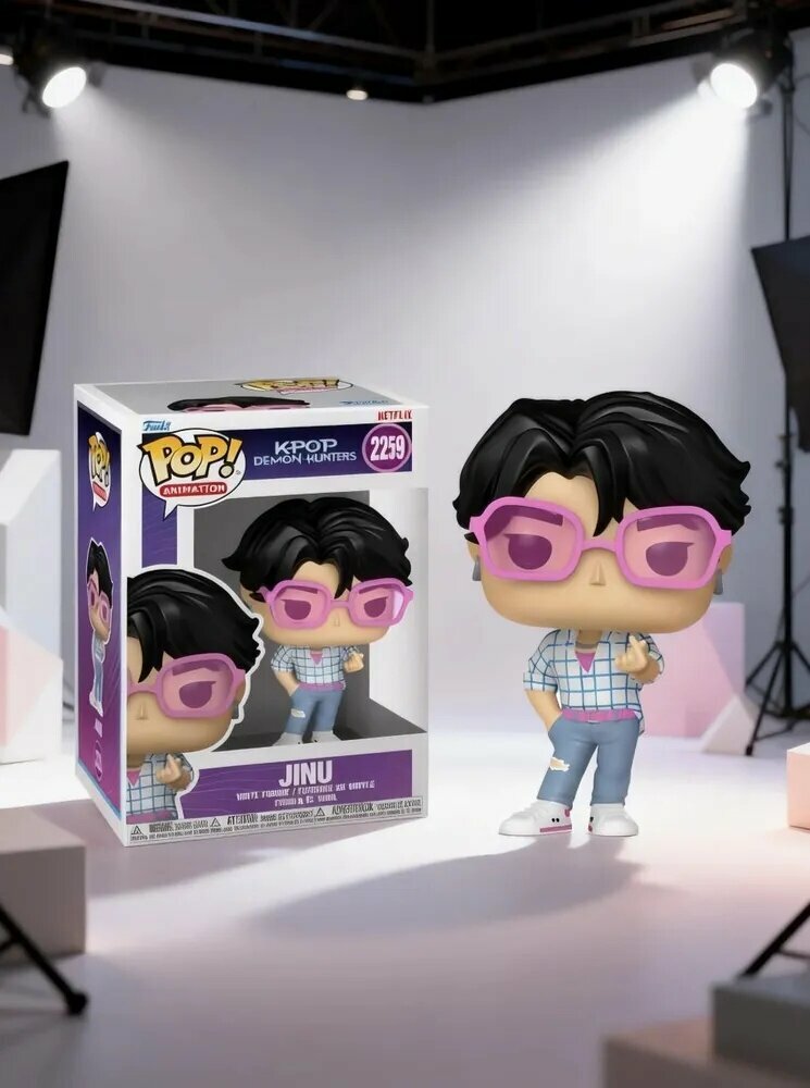 Фигурка Funko POP! Новогодний подарокФигурка K-Pop Demon Hunters, Отряд охотниц на ведьм-JINU,2259