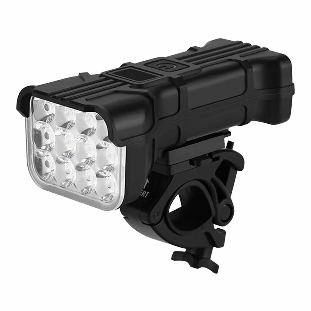 Фара для велосипеда с LED-подсветкой, 12 ламп, USB, 4 часа работы