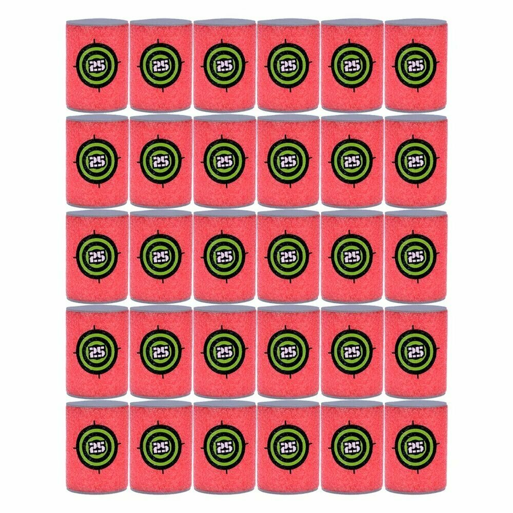 Детские пенополиуретановые мишени 30 штук для стрельбы и игр
